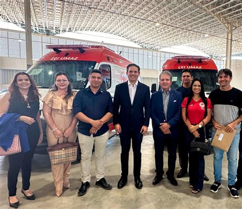 Patos Recebe Duas Novas Ambulâncias Para Renovar Frota E Aprimorar