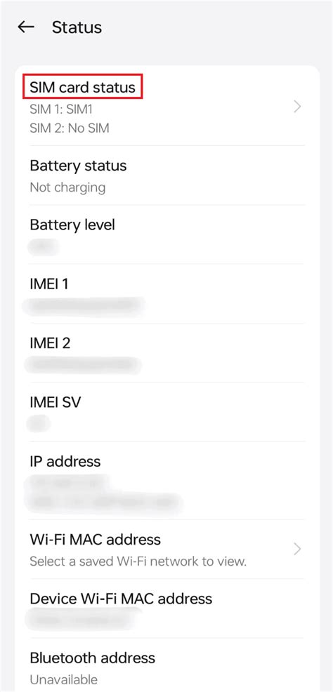 How To Find Sim Card Number On Android Techcult