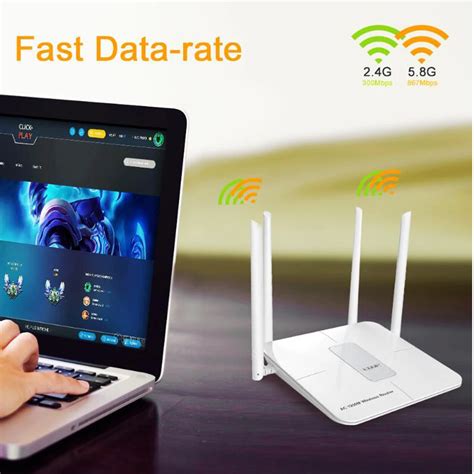 Ac 1200mbps Ieee 802 11ac Wireless Dual Band Router 2 4ghz 5 8ghz Wifi