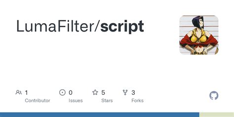 Github Lumafilterscript