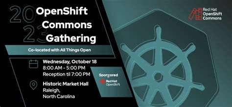 Marc Semadeni On Linkedin Openshift Commons Gathering Raleigh At All Things Open 2023 Oct 18