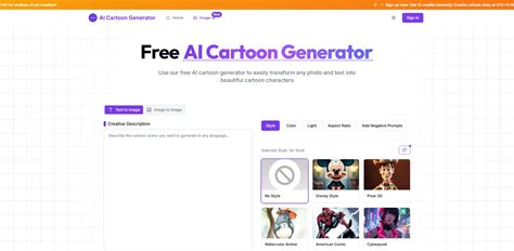 Ai 만화 생성기 독특한 만화 캐릭터 만들기 Creati Ai