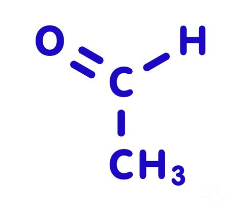 Acetaldehyde Molecule Photograph By Molekuul Science Photo Library