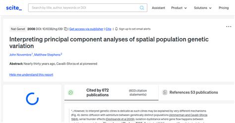 Interpreting Principal Component Analyses Of Spatial Population Genetic