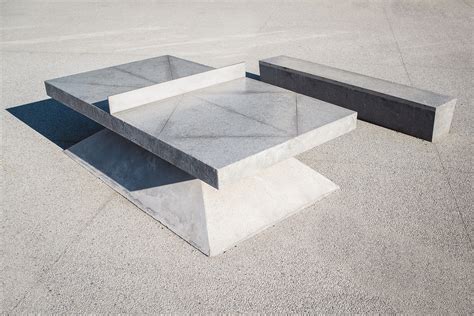 Monoliths Ok Point Step Up Ko Concrete Ping Pong Tables By Laith Mcgregor And Murray Barker