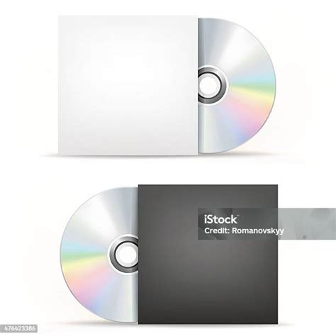 Cddvd 디스크 및 커버 시디롬에 대한 스톡 벡터 아트 및 기타 이미지 시디롬 콤팩트 디스크 가리기 Istock