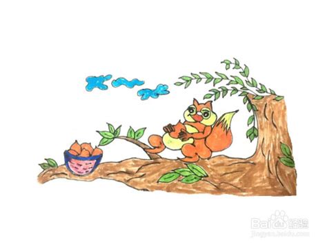 松鼠吃松果怎么画 松鼠吃松果简笔画 伤感说说吧
