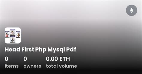 Head First Php Mysql Pdf Collection Opensea