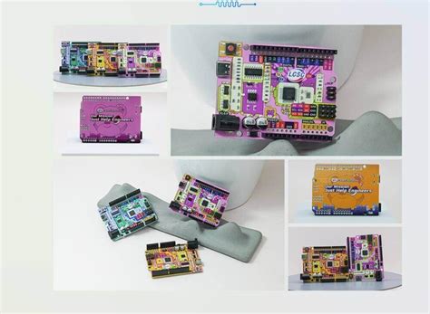 Color Easyduino Placa De Desenvolvimento Arduino Toni Eletrônica