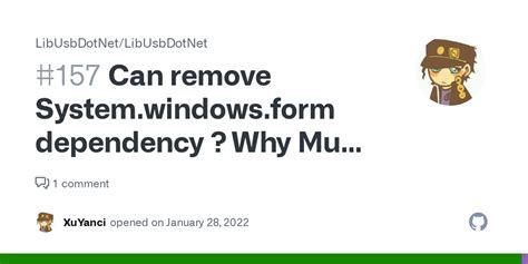 Can Remove Systemwindowsform Dependency Why Must Use It · Issue