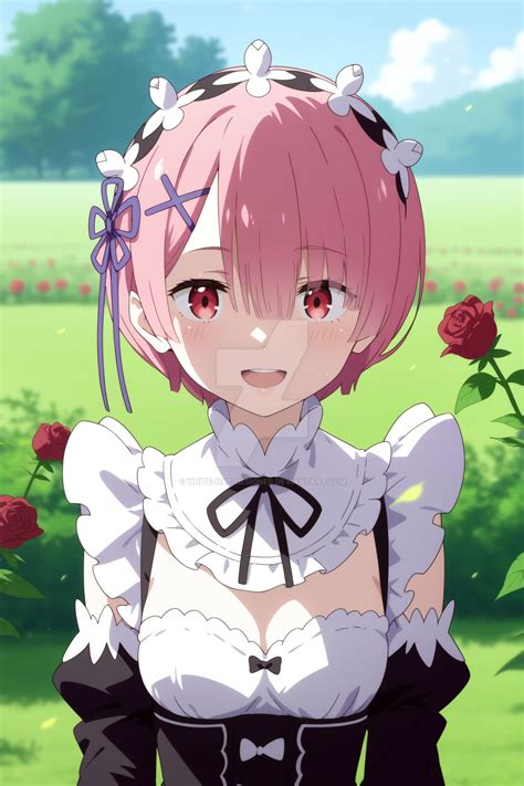 Rezero Ram By White Hat Designer On Deviantart
