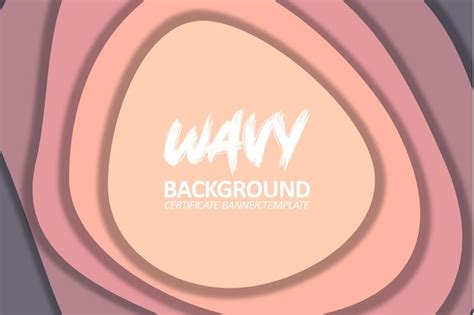 물결 모양의 배경 프리미엄 벡터