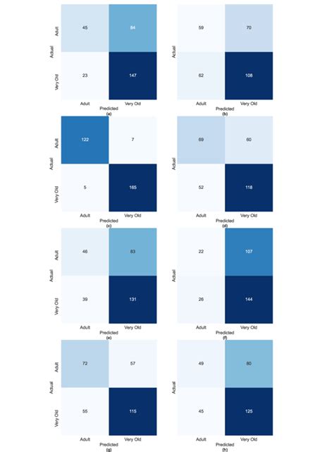 Age Group Classifier S CMs A GBM B K NN C RF D DT E LR