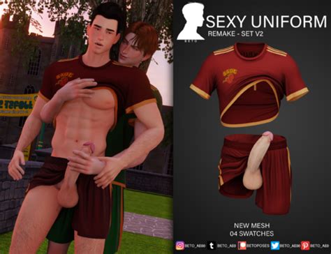 Sexy Uniform Remake Set V2 Explicit Clothing Loverslab