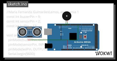 Sistema De Alarme Com O Buzzer Wokwi Esp32 Stm32 Arduino Simulator
