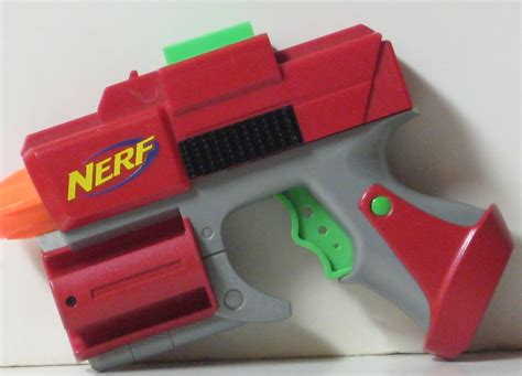 Nerf Crossfire Single Shot Soft Dart Gun Red Retired Cross Fire