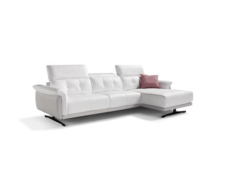 Modern Leather Right Sectional Sofa Sofia By Filosofa Mig Furniture