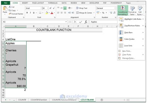 The Different Ways Of Counting In Excel Exceldemy