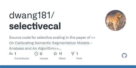 Github Dwang181selectivecal Source Code For Selective Scaling In The Paper Of Cvpr 2023