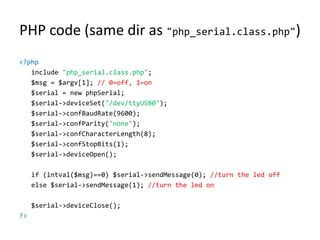 Php Arduino Ppt