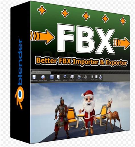 Blender插件 Fbx模型导入导出工具 Better Fbx Importer And Exporter V548 设计宝藏