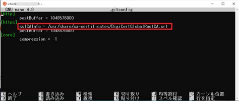 Git clone Problem with the SSL CA Cert つの対処法 いちりのテクの部屋