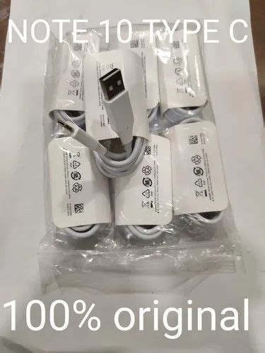 White USB Type C Cable M At Rs Piece In New Delhi ID