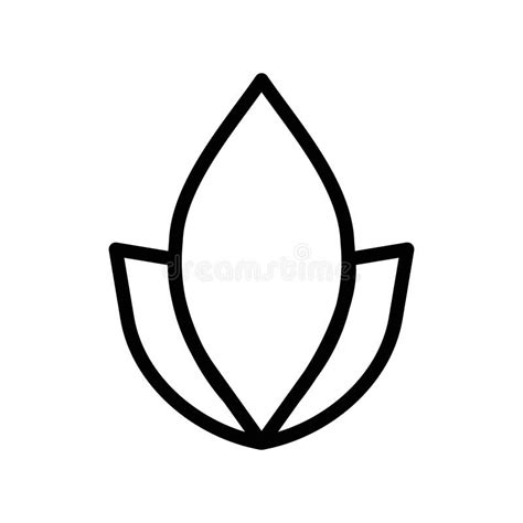Lotus Icon Design In Filled And Outlined Style Stock Vector Illustration Of Silhouette