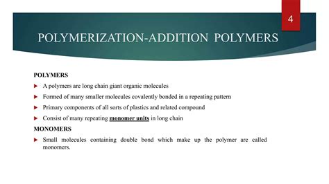 Addition Polymerization Its Examples And Uses Pptx