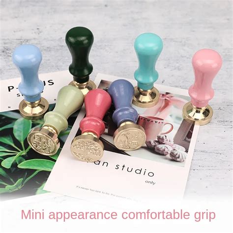 자연 꿀벌 왁스 스탬프 절묘한 페인트 미니 블루 핸들 Diy 고대 인감 레트로 스탬프 맞춤 스탬프 왁스 인감 고품질 Aliexpress