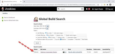 Jenkins Metrics And Trends How To Install Metric And Trend Related Pluggin