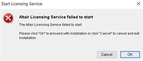 License Server Error — Altair Community
