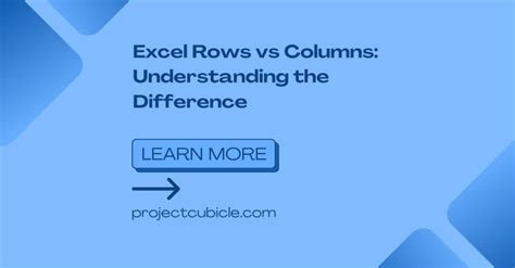 Excel Rows Vs Columns Understanding The Difference