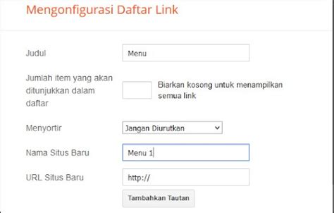 2 Alternatif Mudah Membuat Menu Dan Sub Menu Blog