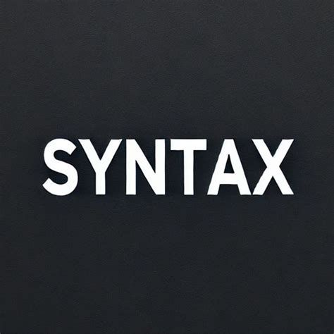 syntax youtube