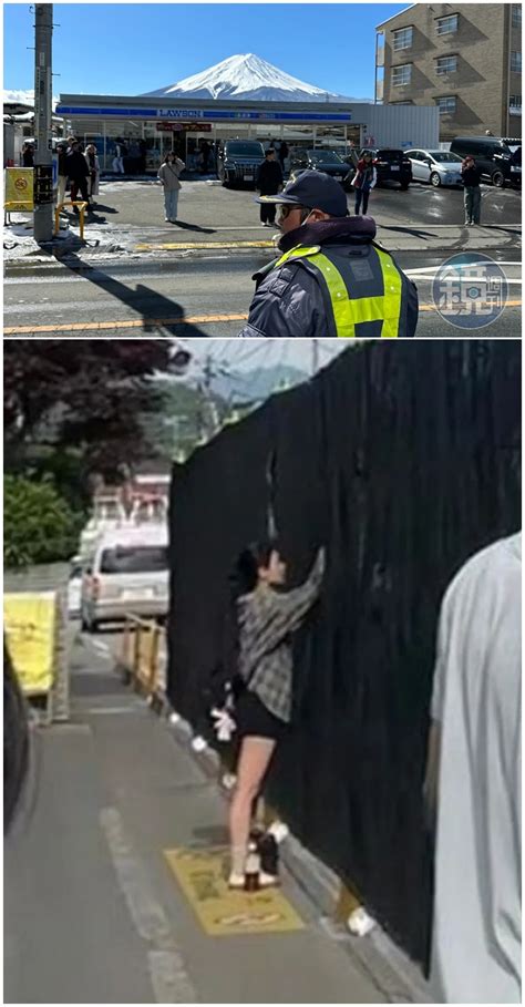 鏡週刊 牙咧牙咧～擋不住的觀光客！ 【日本官方架黑布幕禁拍富士山 中國觀光客不擇手段直接挖洞硬要拍】