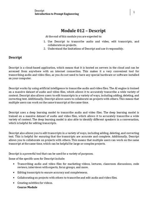 Prompt Engr Module 12 Pdf