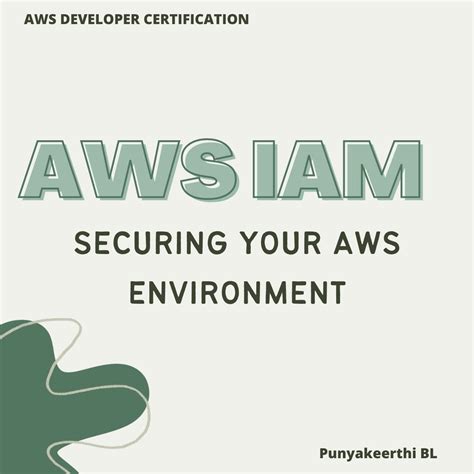 punyakeerthi bl on linkedin aws cloudcomputing iam cybersecurity