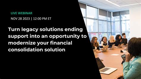 Modernize Your Financial Consolidation Solution Caw Network Usa