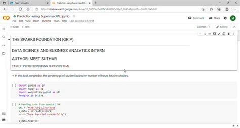 [video] meet suthar on linkedin task1 gripjuly2021 task1 datascience python pandas…
