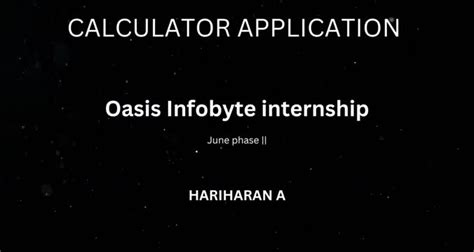 Hariharan A On Linkedin Task1 Webdevelopment Internship Oasisinfobyte Oibsip Intern2023
