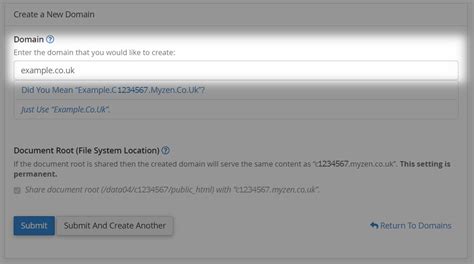 Adding A Domain To Your Cpanel Help And Support Zen