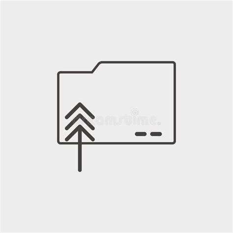 Folder Outline Icon Web Development Vector Icon Element Of Simple