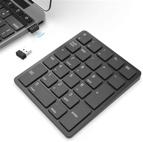 Jomaa Wireless Numeric Keypad Numpad Keys Portable Ghz Financial Accounting Number