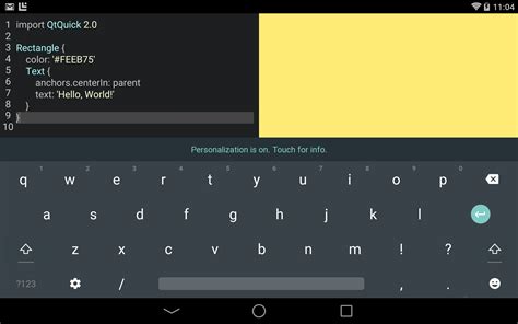 Terrarium Live Qml Code Editor App On Amazon Appstore