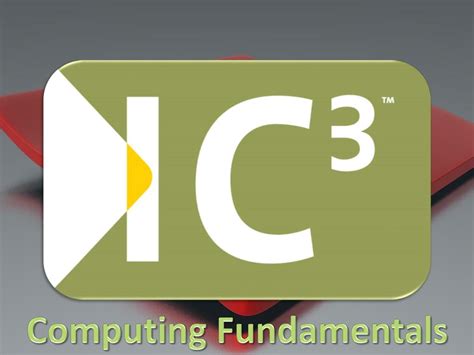 Ppt Computing Fundamentals Powerpoint Presentation Free Download Id6049833