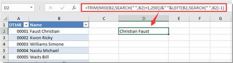 How To Rearrange Text In A Cell In Excel