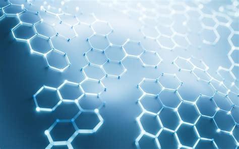 Premium Photo Hexagonal Structure Background 3d Rendering