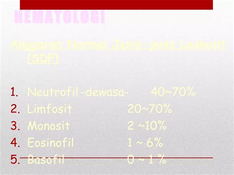 Hematologi Hemaglobin Ppt