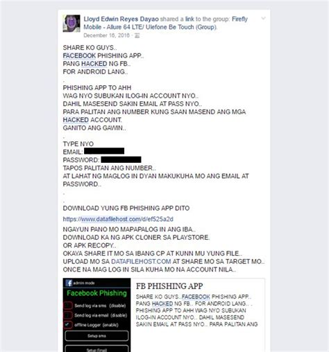 Phishing Facebook App Makes The Rounds In FB Groups YugaTech Philippines Tech News Reviews